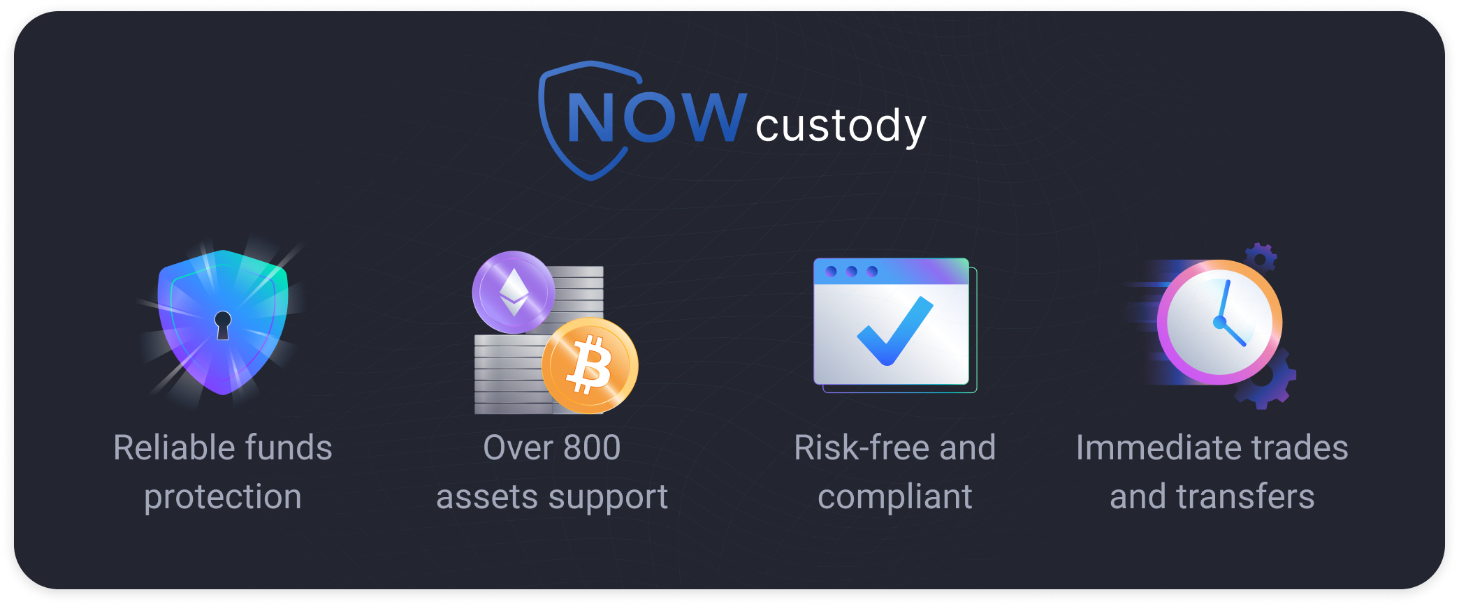 NOW Custody | Cryptocurrency custody solutions for business
